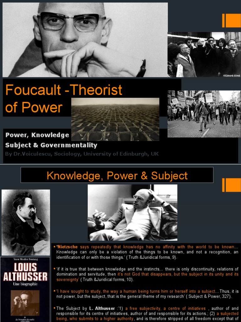 Foucault's Power, Knowledge, and Subjectivity | PDF | Prison | Public ...