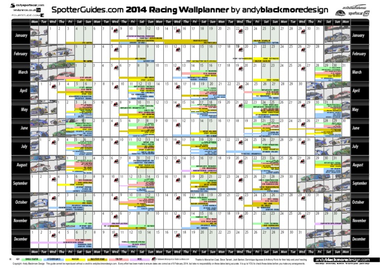 January January: Single Seater Gt/Endurance Nascar Rally/Off Road Tin ...