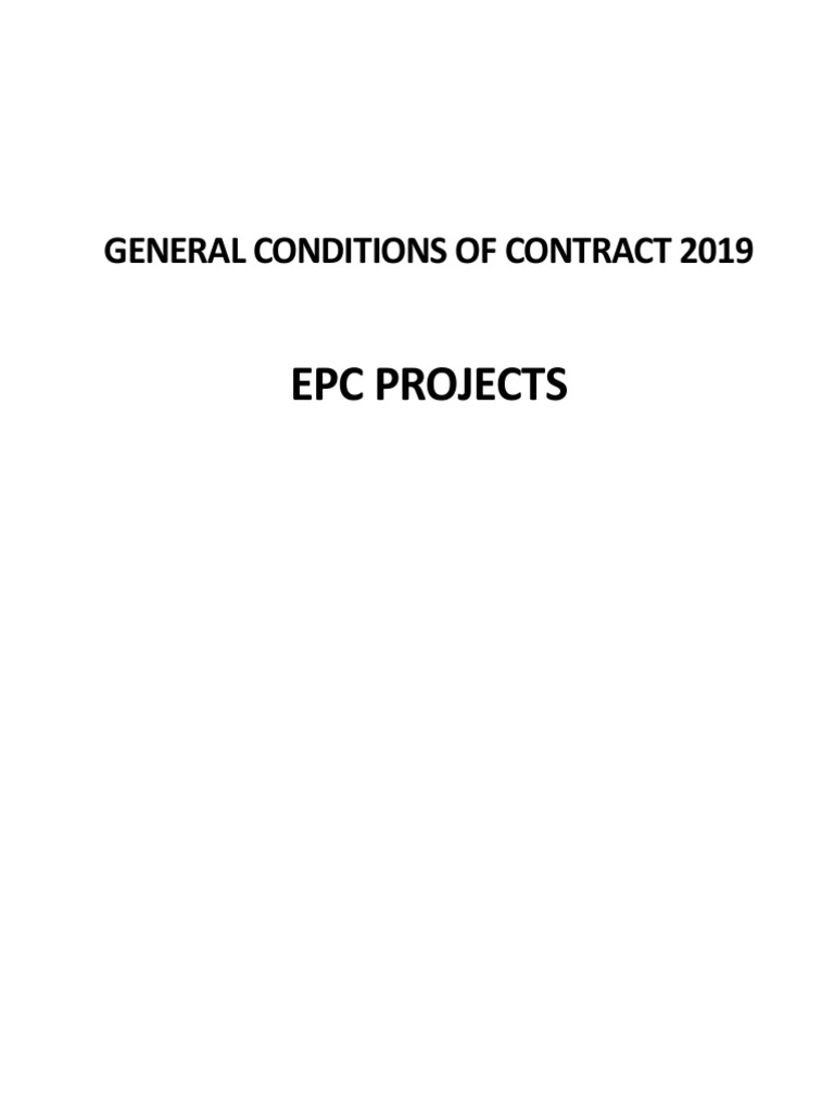 GCC EPC Contracts 2019 PDF | PDF | Liquidation | Guarantee