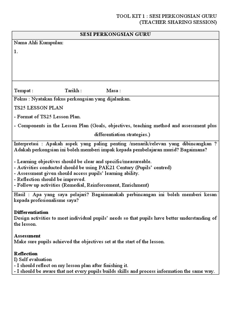 TSS Form Scribd | PDF | Career & Growth