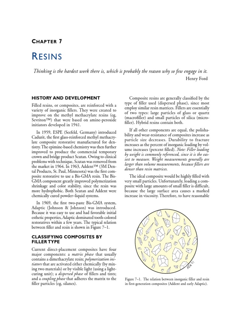 Chap07 PDF | PDF | Dental Composite | Composite Material