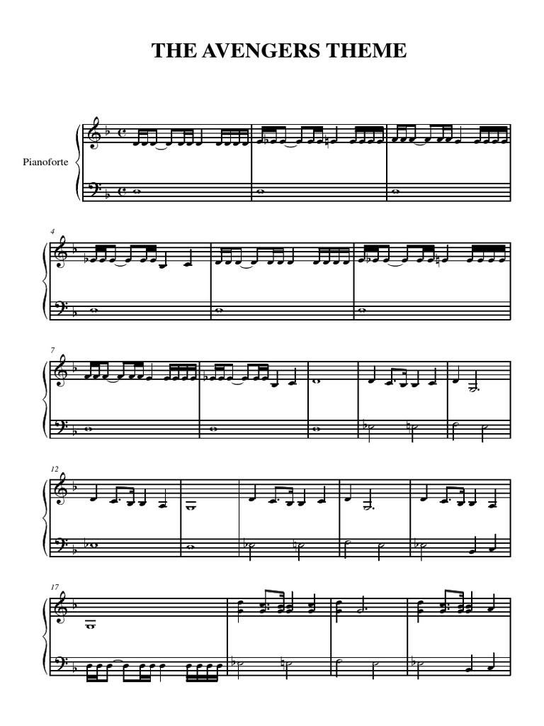 The Avengers Theme | PDF