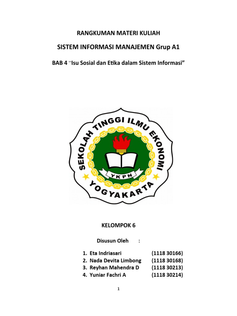 Kel 6 RMK SIM BAB 4 & Contoh TI | PDF | Karier & Perkembangan