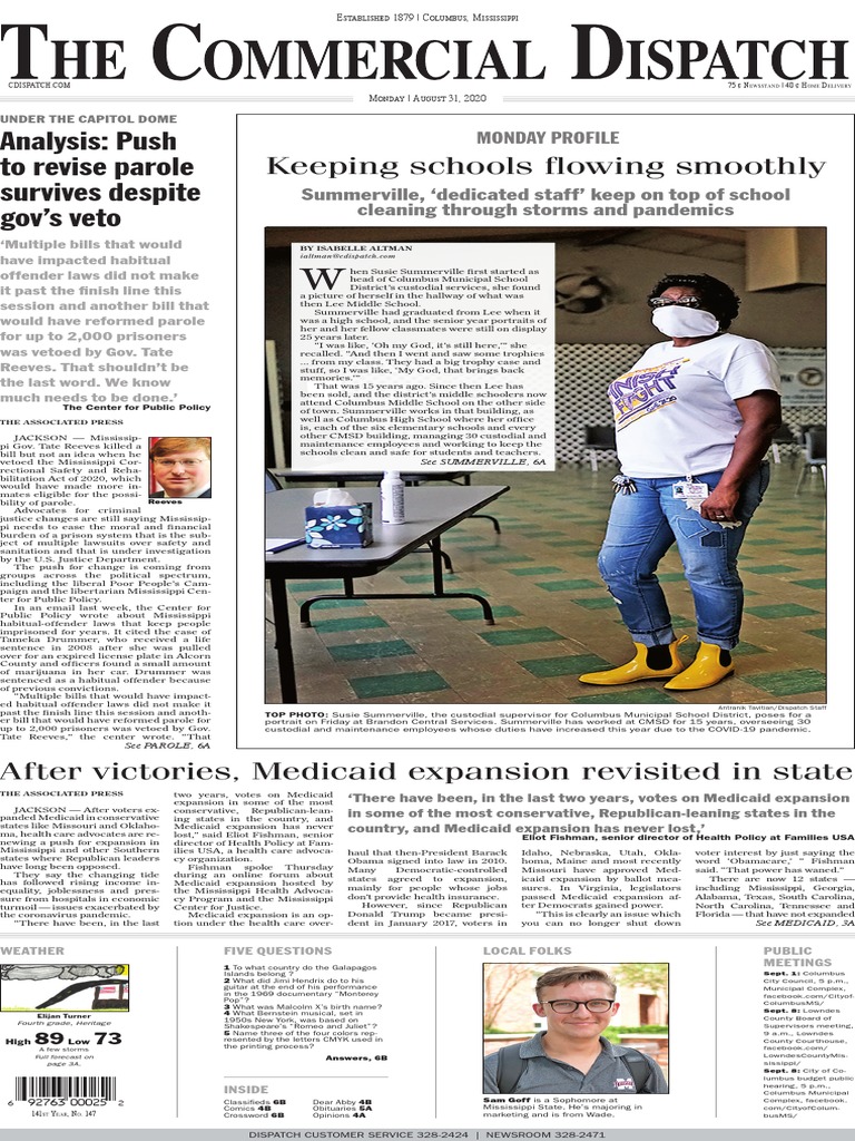 Commercial Dispatch Eedition 8-31-20 | PDF