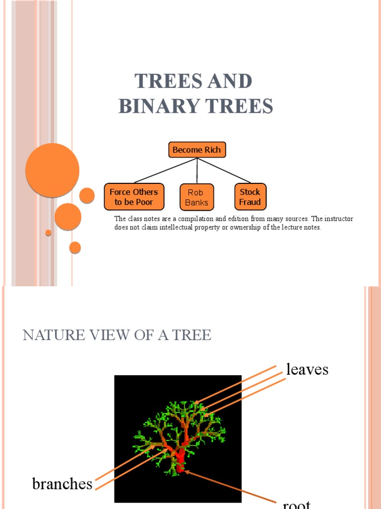 Trees and Binary Trees: Become Rich | Download Free PDF | Computer Programming | Information ...