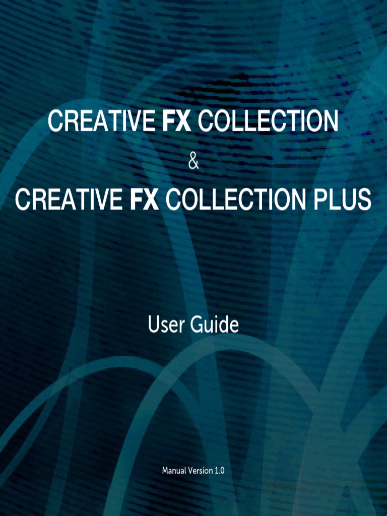 Creative FX Collection - User Guide - v1.0 PDF | PDF | Equalization ...