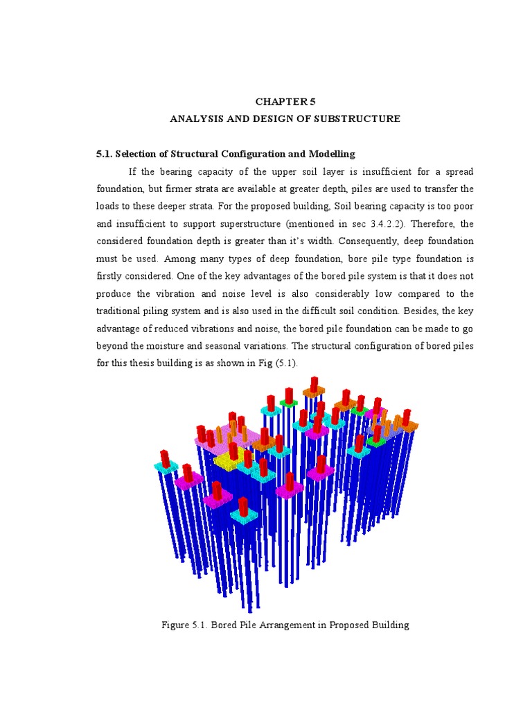 Analysis and Design of Substructure | PDF | Deep Foundation | Architectural Elements