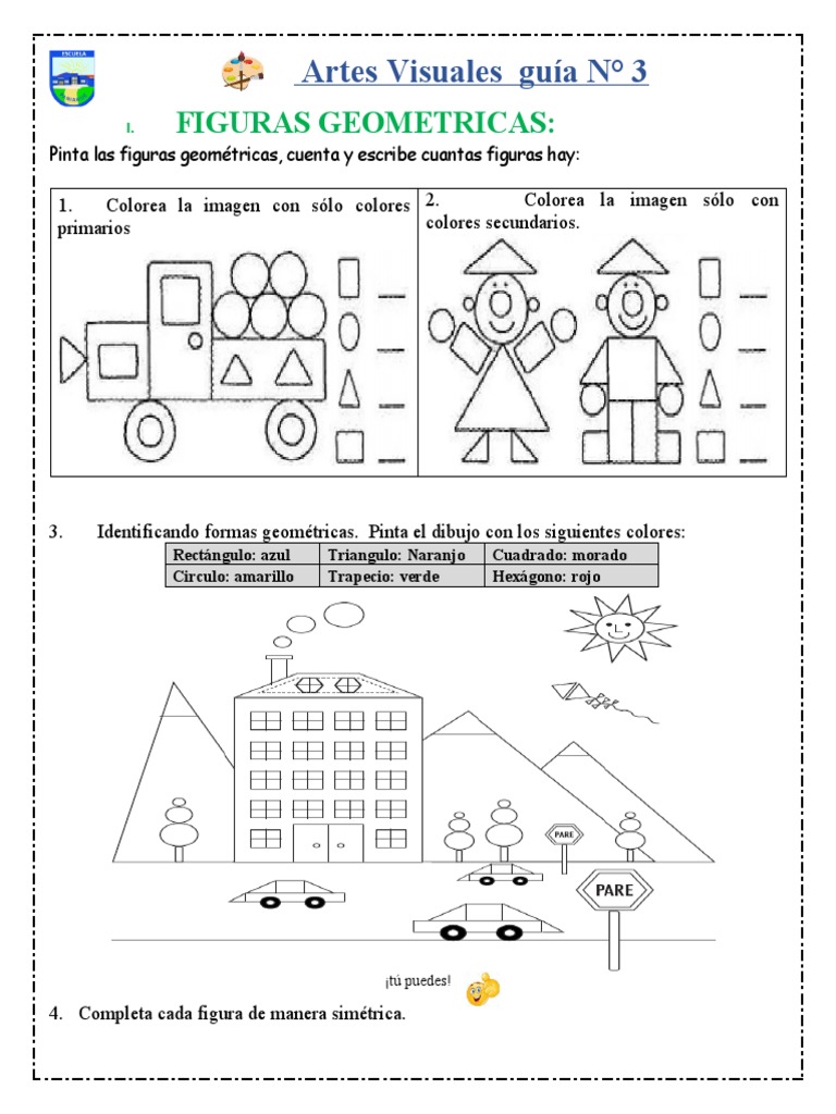 Actividades Artísticas con Figuras Geométricas | PDF