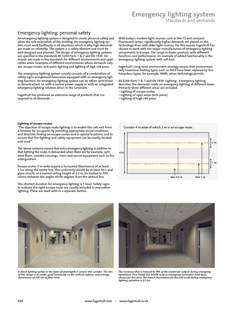 Emergency Lighting Considerations PDF | PDF | Lighting | Diode