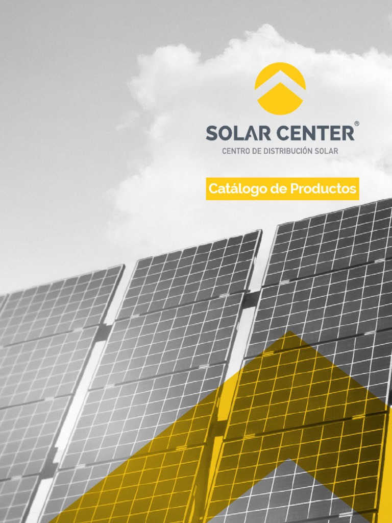 Catalogo Solar Center WEB-op | PDF | Energía solar | Panel solar