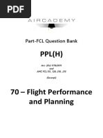PPL Flight Performance and Planning PDF | PDF | Humidity | Takeoff