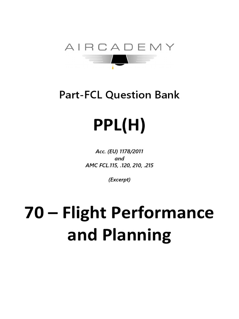 PPL (H) : Part-FCL Question Bank | PDF | Center Of Mass | Aerospace ...