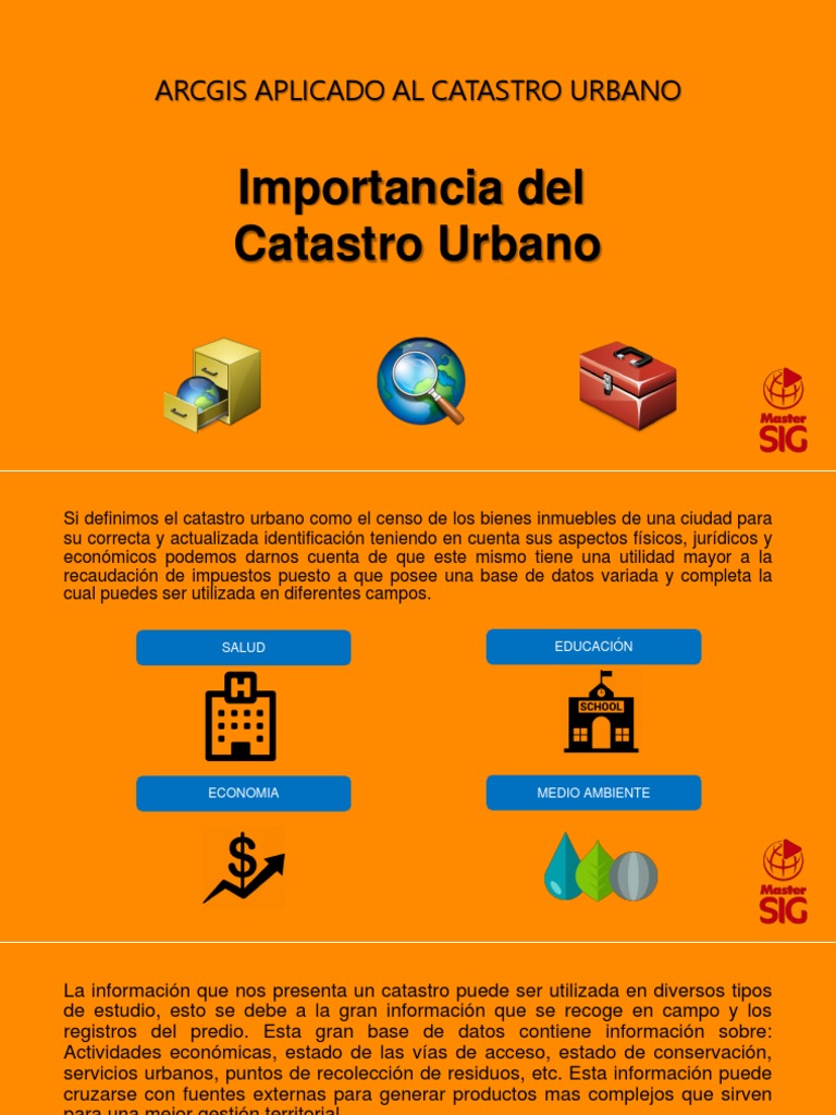 Aplicaciones Del Catastro Urbano | PDF | Planificación urbana | Bases ...