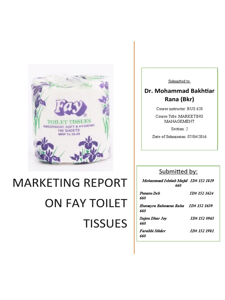 Fay Toilet Tissue Final Report | PDF | Pricing | Brand