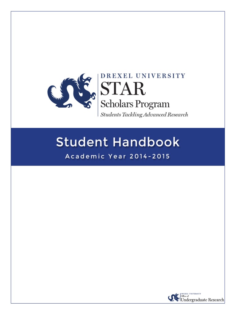 STAR Scholars Handbook 2014-2015 | PDF | Mentorship | Question