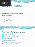Cold Chain Management SOP for Pharmacy | PDF | Pharmacy | Pharmacology