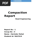 Compaction of Soil Lab Report (Complete) | PDF | Soil | Porosity