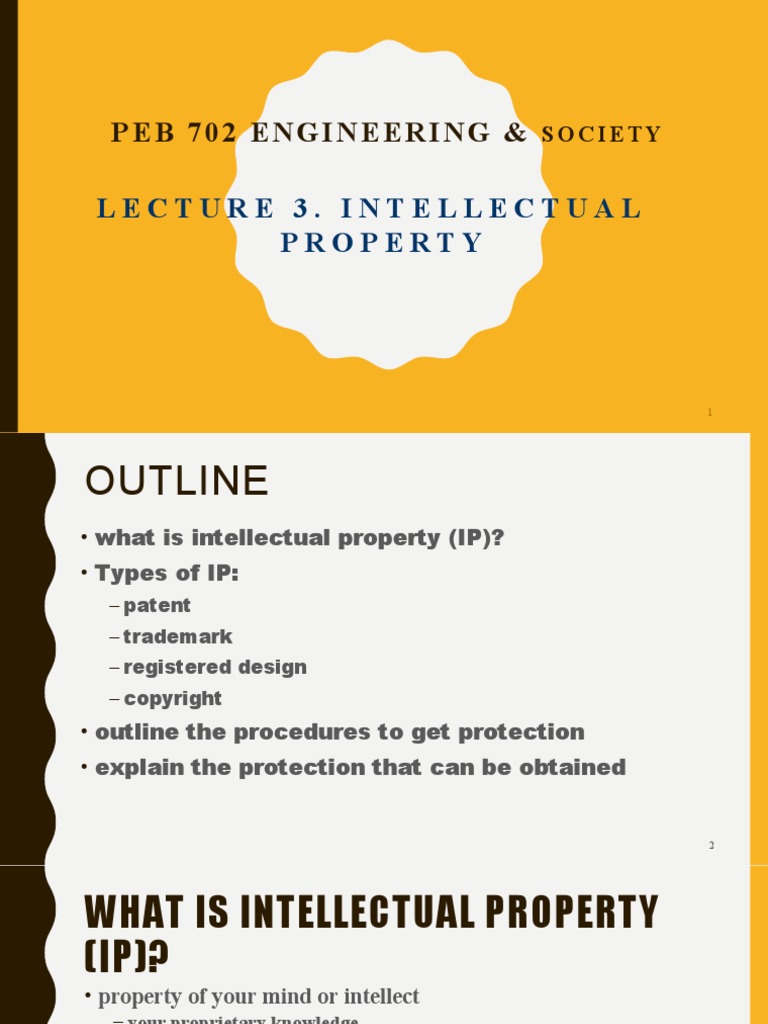 Protecting Intellectual Property: An Overview of Patents, Trademarks ...
