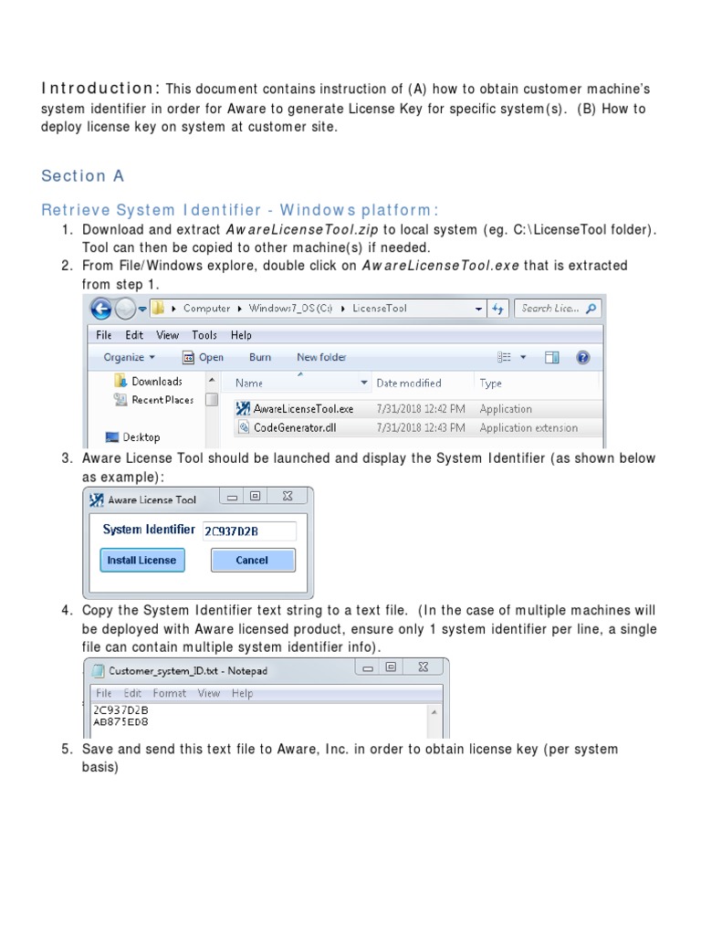 Section A: Retrieve System Identifier - Windows Platform | PDF ...