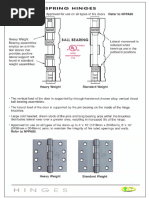 Door Hinge Calculation | PDF | Torque | Pound (Mass)