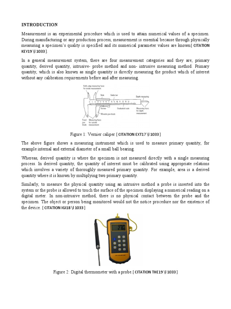 MM322 Lab | PDF | Calibration | Measurement