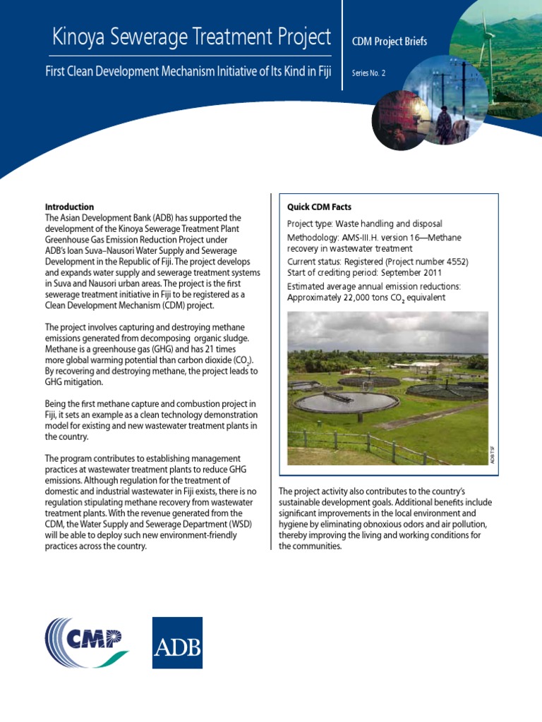 CDM Project Brief Kinoya | PDF | Clean Development Mechanism ...