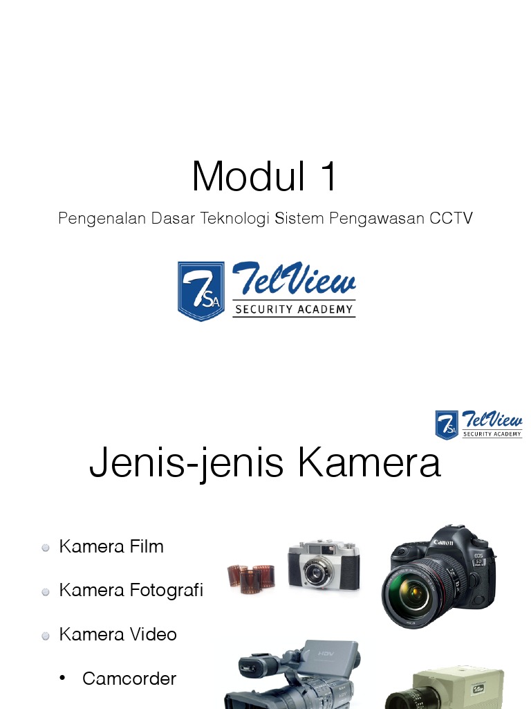 Modul 1 - Pengenalan Dasar Teknologi Sistem Pengawasan CCTV | PDF