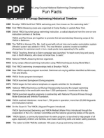5.3 Timeline-Of-Cheerleading | PDF | Cheerleading | Indoor Sports