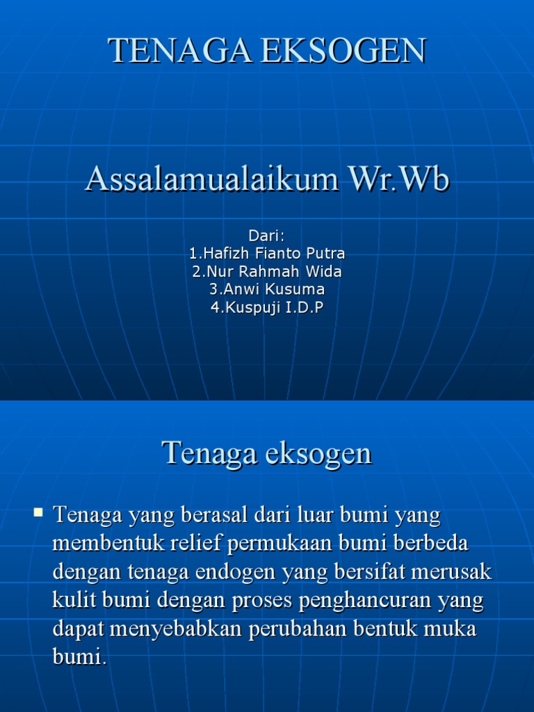 Tenaga Eksogen | PDF