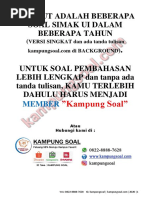 Materi Belajar SIMAK UI 2025 | PDF