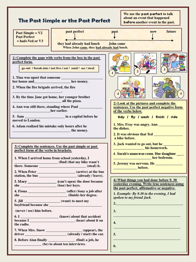Past Perfect Guide | Download Free PDF | Linguistic Morphology | Grammar