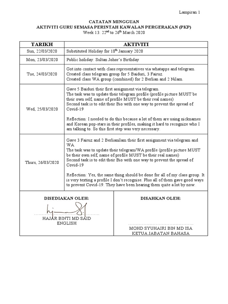 Lesson Plans For English Form 5 | PDF