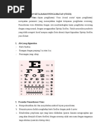 Panduan Pemeriksaan Visus Mata | PDF