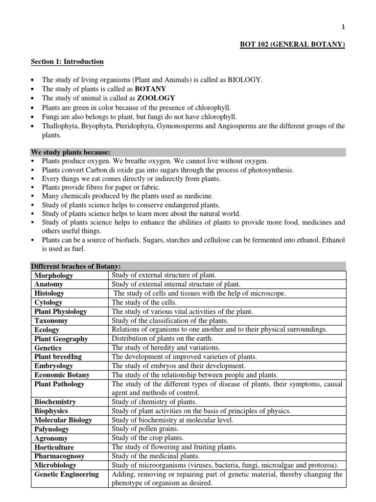 Botany 102: An Introduction to Plant Biology | PDF | Meiosis | Mitosis