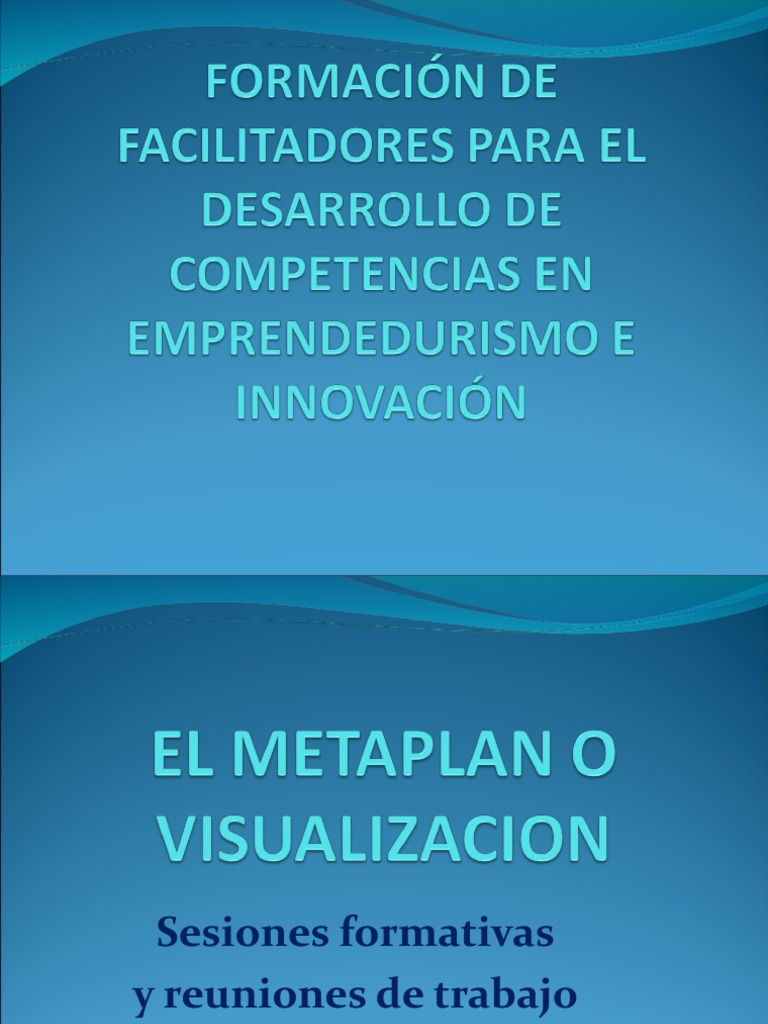Metaplan Presentacion 2 | PDF | Papel | Comunicación