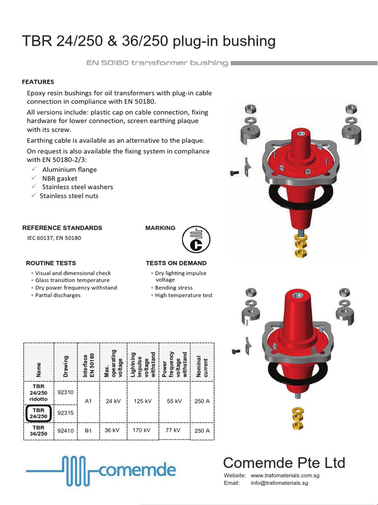 11kV Bushing Catalogue | PDF | Electrical Equipment | Power Engineering