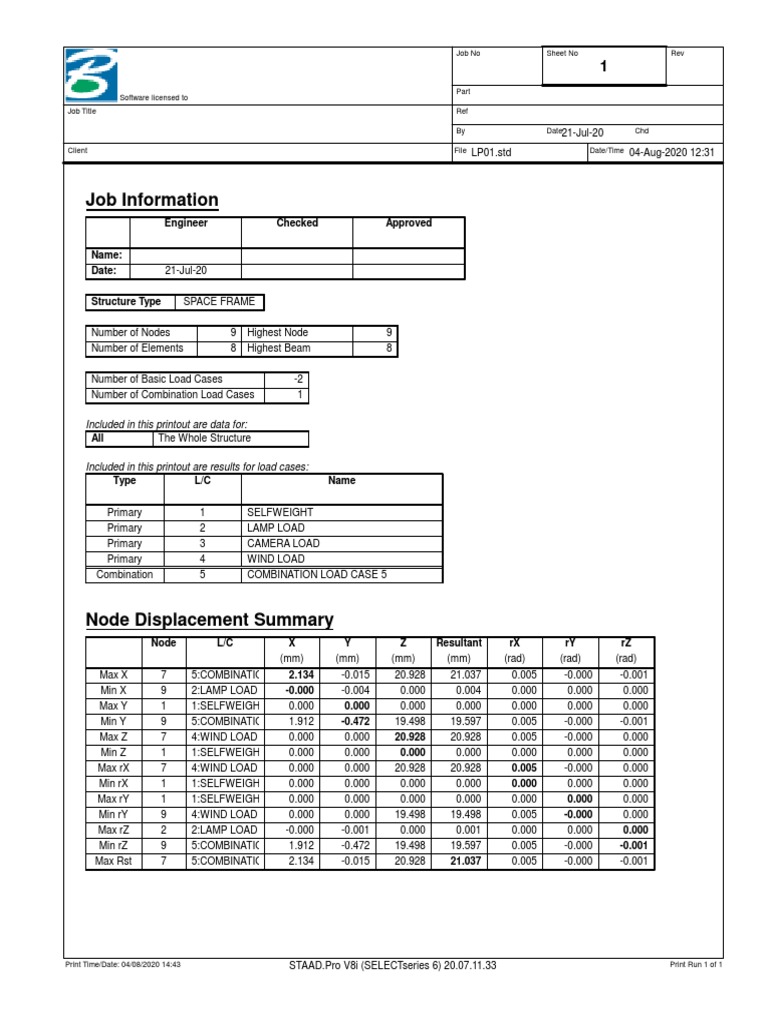 Job Information: Engineer Checked Approved | PDF | Software | Computing