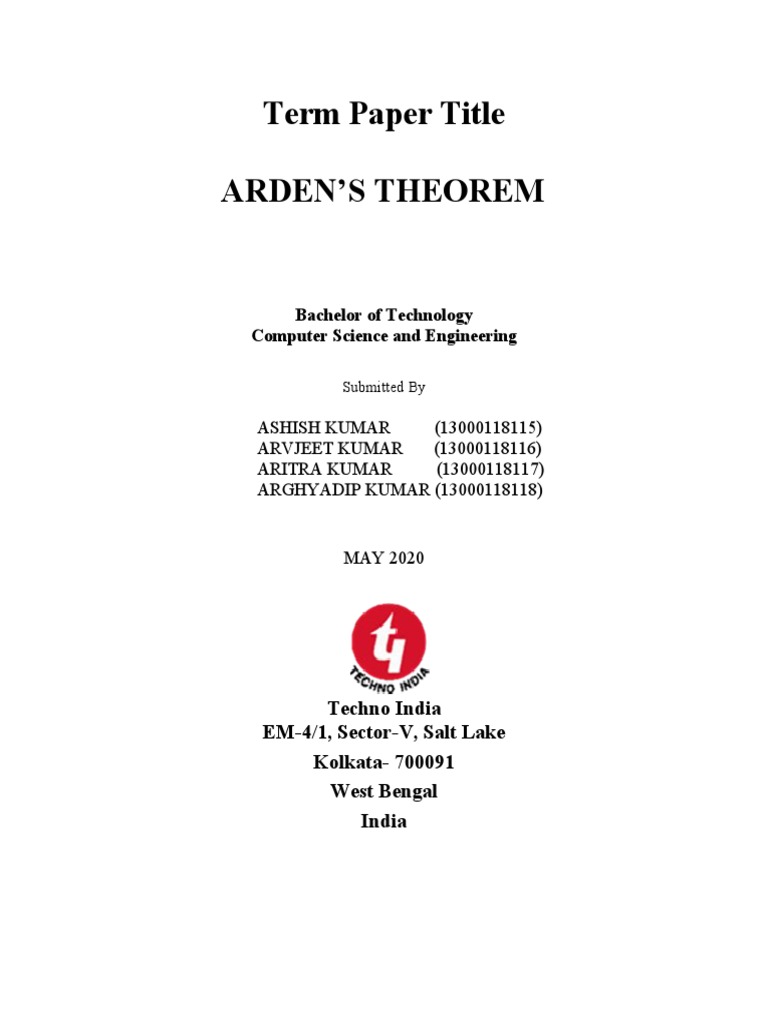 Understanding Arden's Theorem | PDF | Theorem | Regular Expression