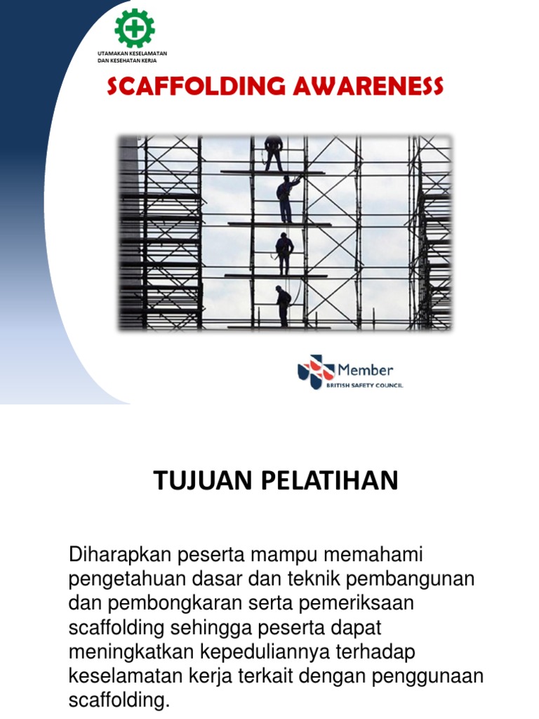 Awareness Scaffolding PDF | PDF | Griya & Taman | Teknologi & Rekayasa