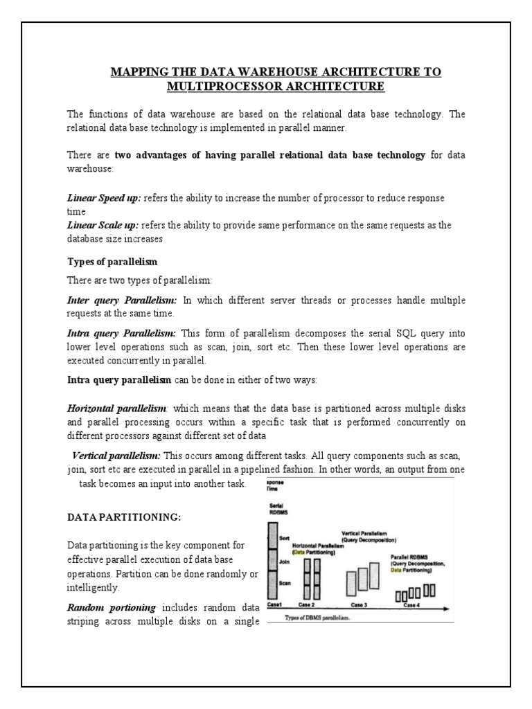 Mapping Datawarehouse Architecture | PDF | Parallel Computing | Databases