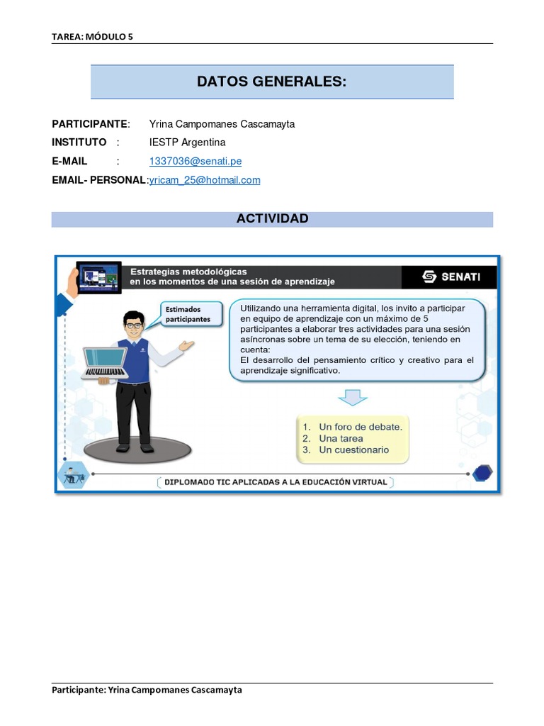 Tarea Modulo 5 | PDF