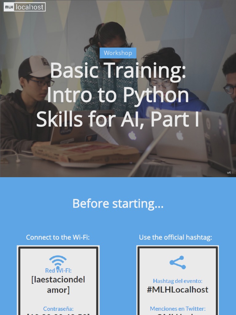 01 Intro To Python Skills For Ai Part I Download Free Pdf Subroutine Python Programming