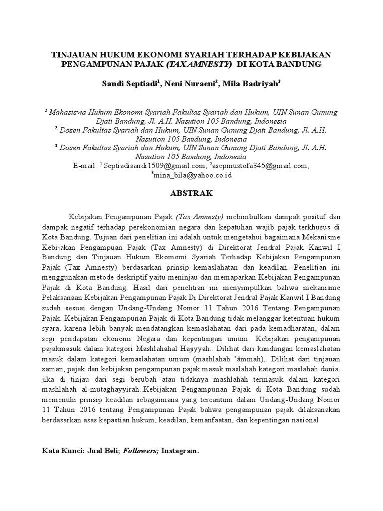 Jurnal Skripsi Sandi | PDF