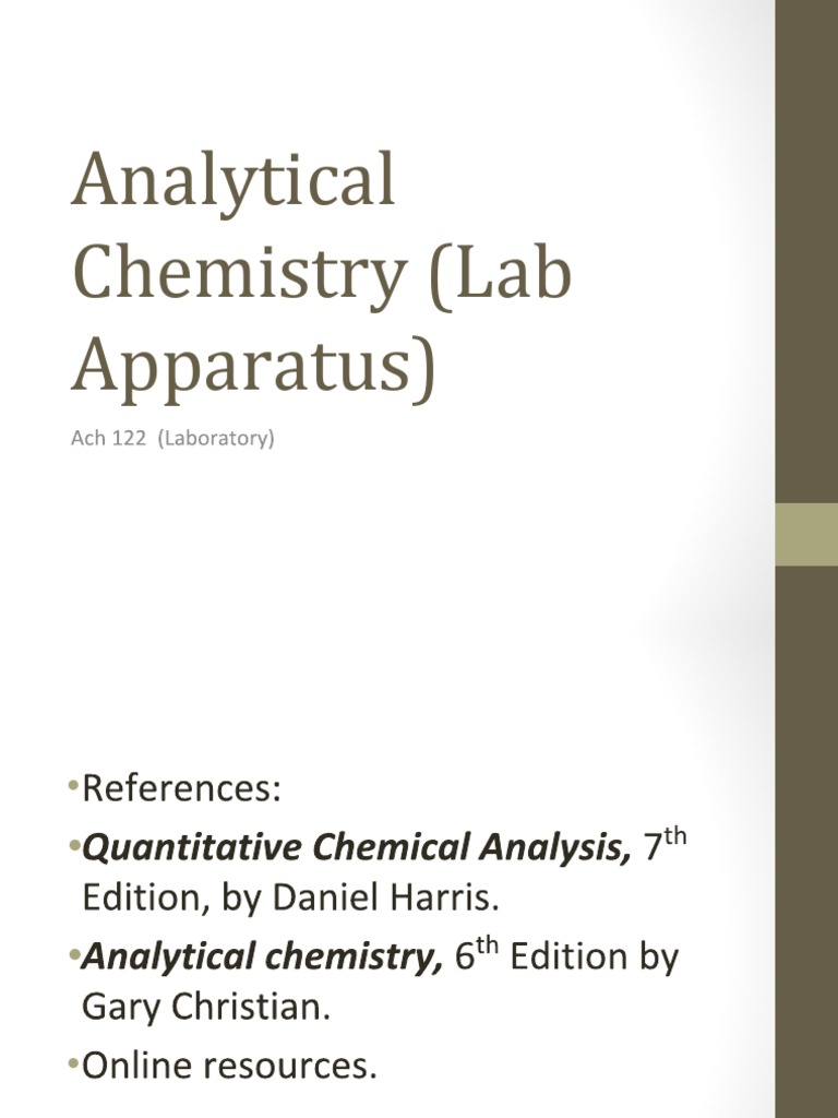 AnaChem Lab Apps | PDF