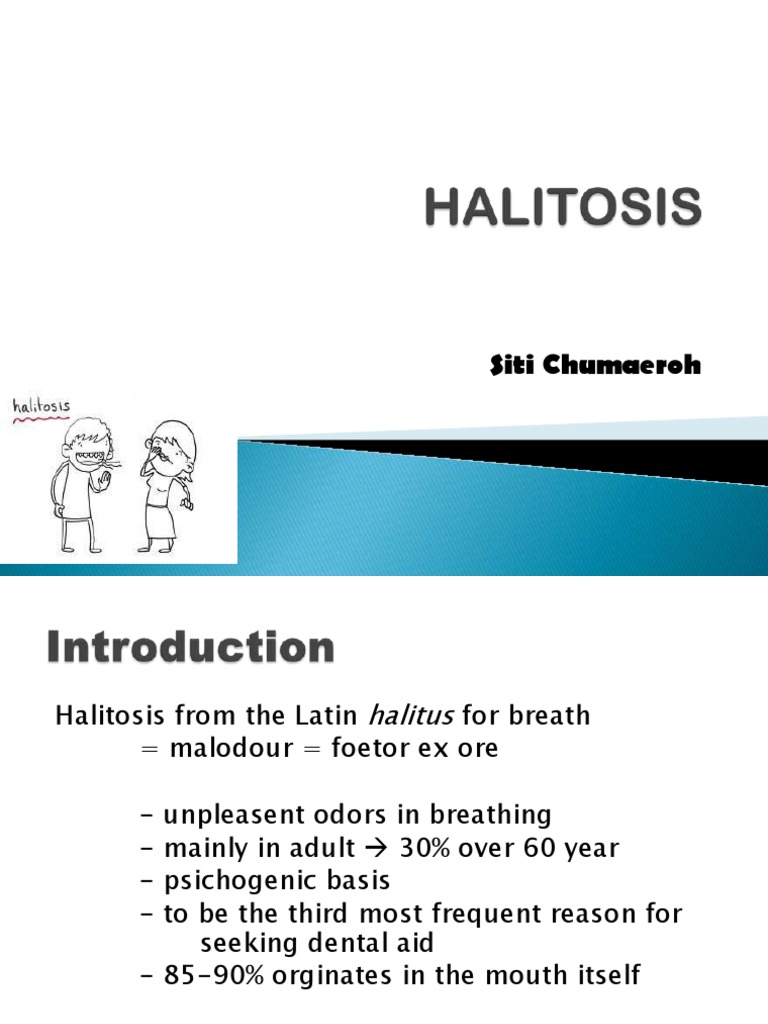 Halitosis | PDF | Dentures | Dentistry Branches