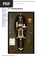 First Degree Tracing Board Explained | PDF | Freemasonry | Column