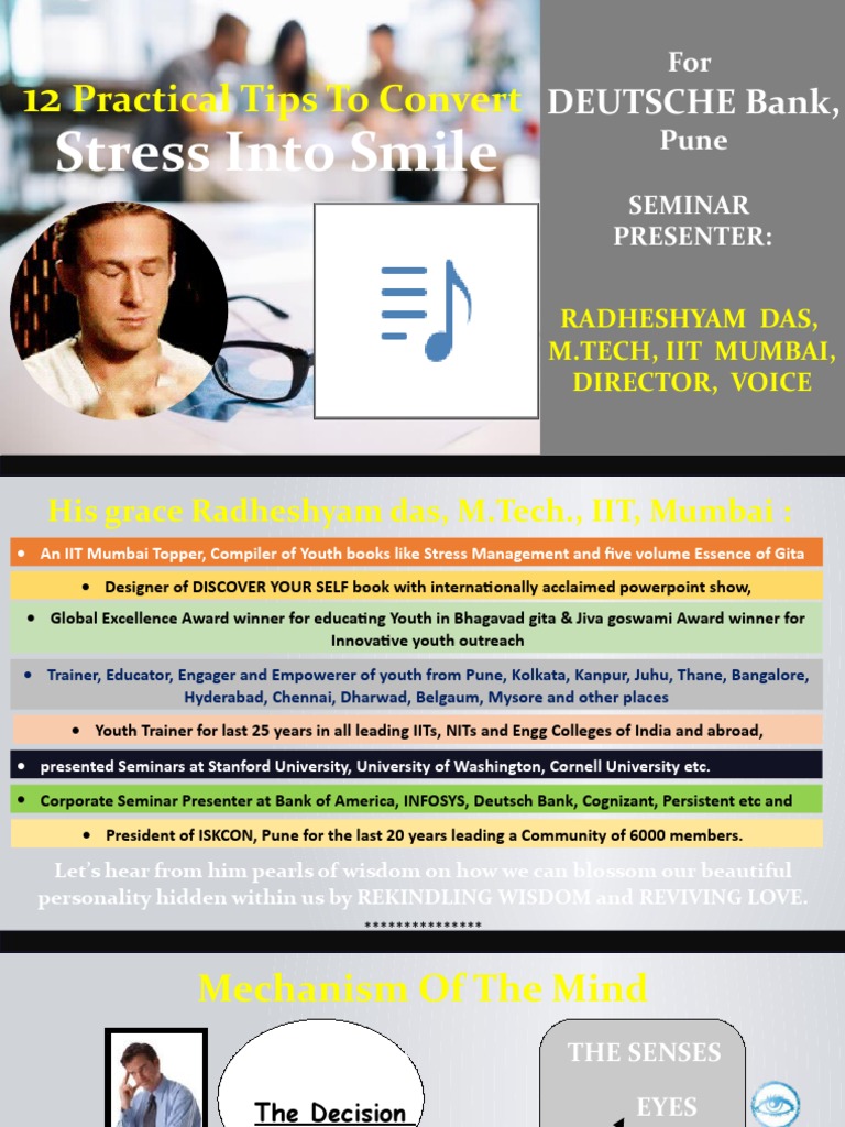 Twelve Tips To Convert Stress To Smile - HG RSP | PDF | Anger ...