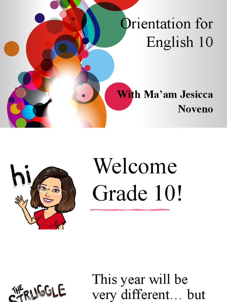 English 10 Orientation Guide | PDF | Essays | Public Speaking