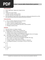 Science Notes Year 6 | PDF | Friction | Wear
