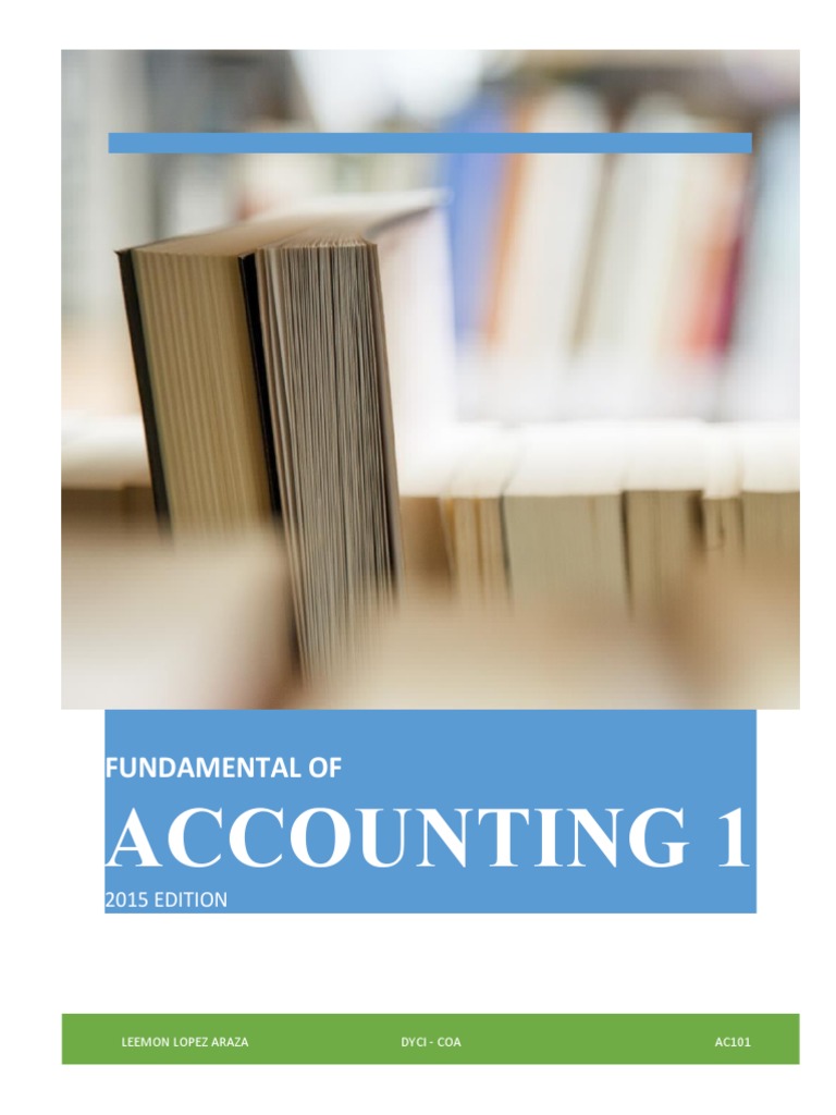 Fundamentals of Accounting | PDF | Accounting | Expense